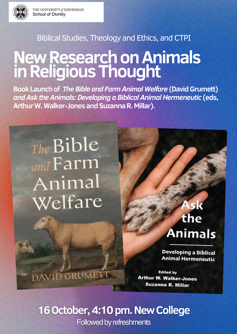 New Research on Animals in Religious Thought: Book Launch | Centre for ...